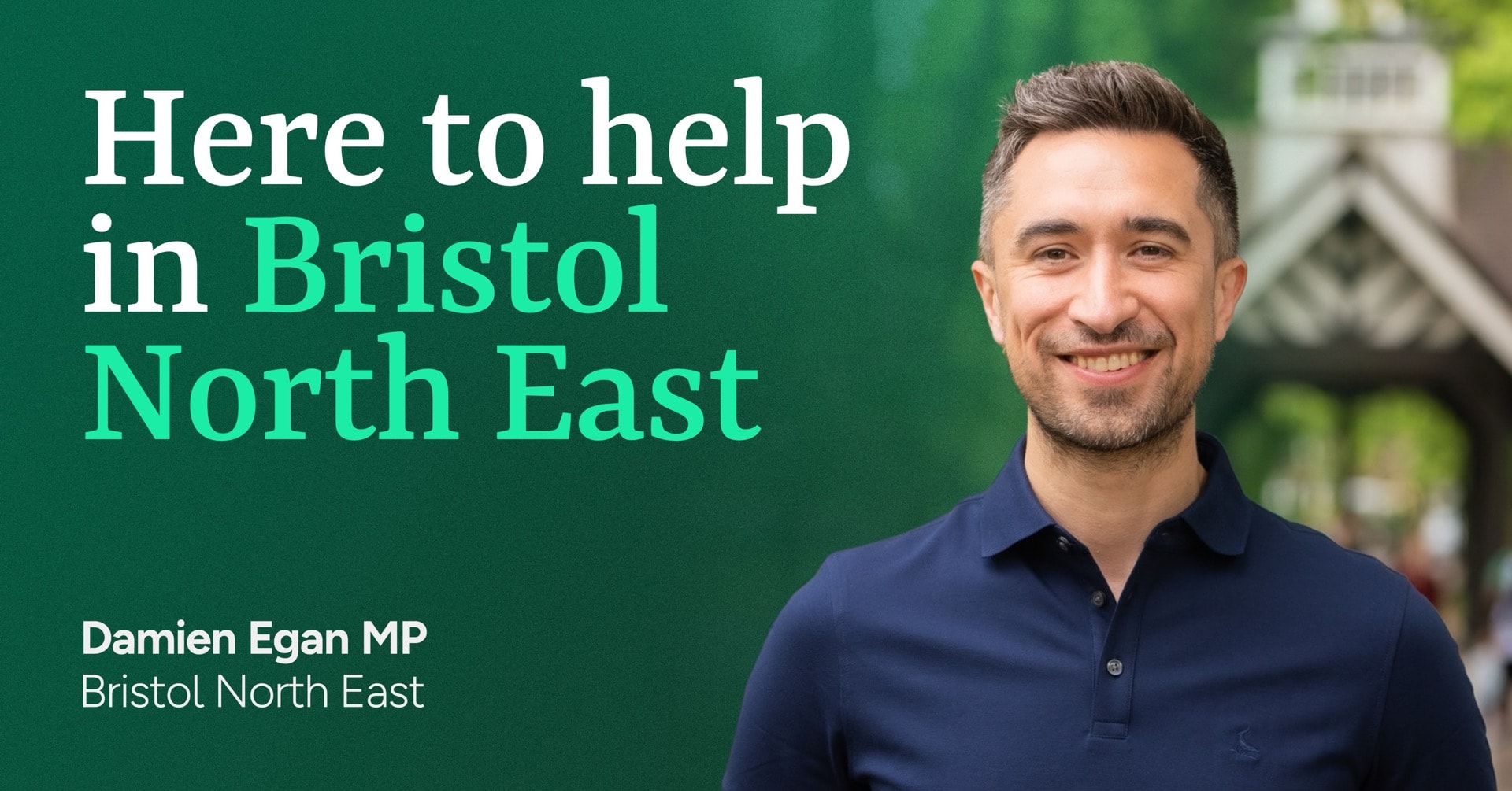 Damien Egan MP for Bristol North East